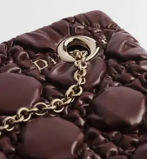 Dior Medium Quilted Leather Bag - Black