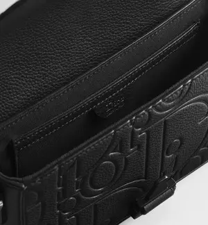 Dior Saddle Heritage Messenger Bag With Flap