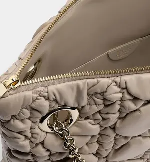 Dior Medium Quilted Leather Bag With Gold-finish Chain
