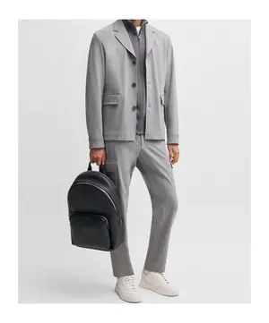 Hugo Boss Grained Leather Backpack