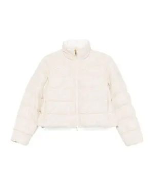 Moncler Thoirys Down Jacket With Stand Collar - White