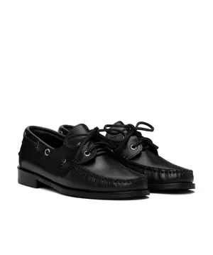 AeydĒ Pleated Lace-up Loafers
