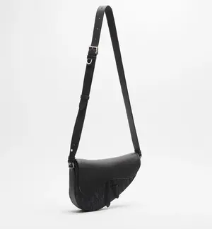 Dior Saddle Bag In Oblique Jacquard And Taurillon Leather