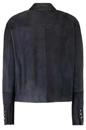 Brunello Cucinelli Double-breasted Suede Jacket