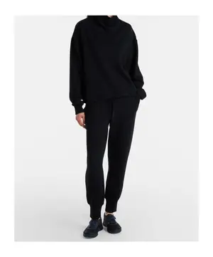 Varley Slim Sweatpants With Elastic Drawstring Waistband And Cuffs - Black