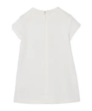 Gucci Pleated Dress With Web Bow Details