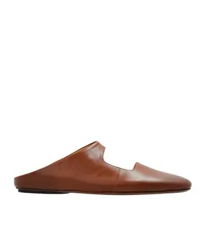 Marsèll Distesa Leather Slip-on Flats - Brown