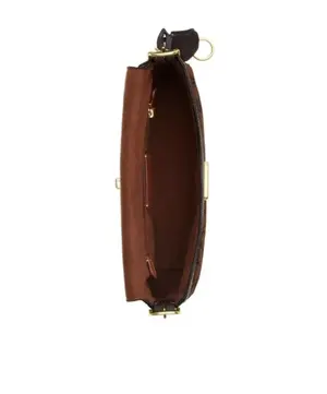 COACH Signature Chenille Flap Shoulder Bag - Truffle