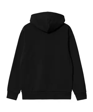 Carhartt Work In Progress Hooded Script Embroidery Hoodie - Black/white