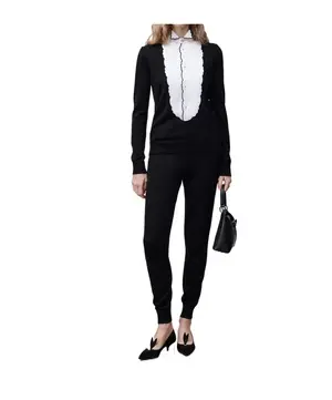 Dior Fitted Pants With Elastic Waistband And Ribbed Ankle Cuffs - Black