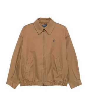 Polo Ralph Lauren Zip-up Logo Jacket - Light Brown
