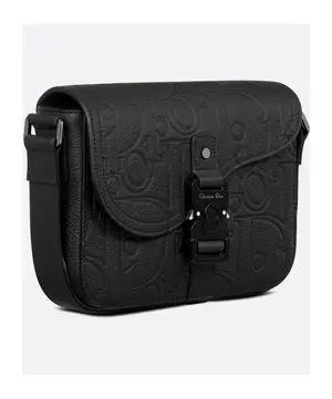 Dior Small Saddle Messenger Bag - Black