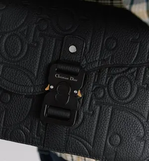 Dior Small Saddle Messenger Bag - Black
