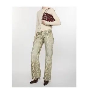 Acne Studios Camero Party Croc Effect Crossbody Bag