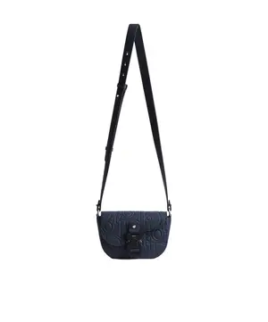 Dior Mini Saddle Messenger Bag - Black