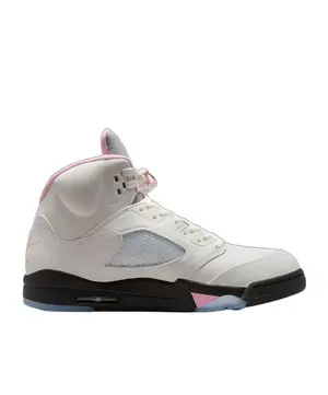 Nike Jordan 5 Retro High Top Lace-up Sneakers