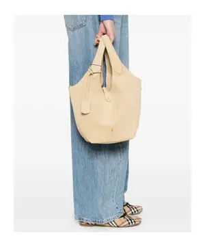 Ralph Lauren Polo Play Suede Tote Bag