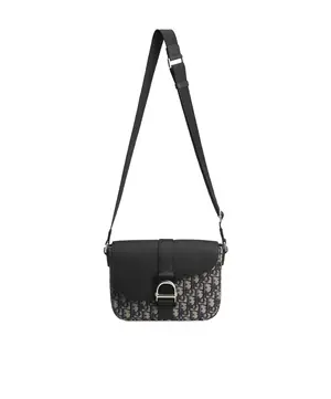 Dior Saddle Heritage Messenger Bag - Black