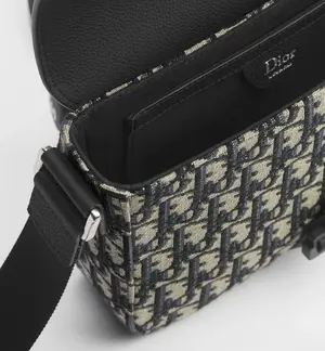 Dior Saddle Heritage Messenger Bag - Black