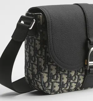 Dior Saddle Heritage Messenger Bag - Black
