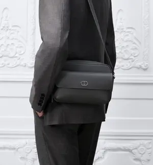 Dior Cd Icon Zipped Messenger Bag