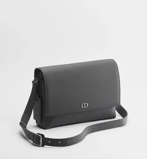 Dior Cd Icon Messenger Bag - Black