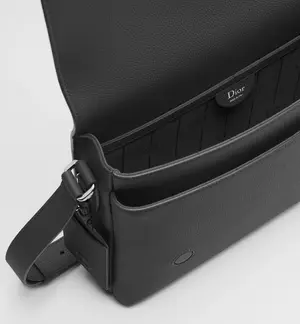 Dior Cd Icon Messenger Bag - Black