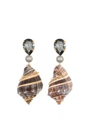 JENNIFER BEHR Alon Shell Drop Earrings