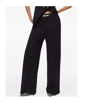 Liu Jo Wide-leg Trousers With Chain Detail