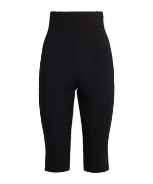 Jacquemus Le Pantalon Capri Cotton Blend Trousers - Black