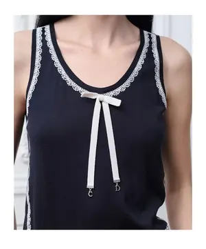 Dior Sweater Vest With Bow Neckline And Monogram Detail