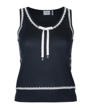 DIOR Dior Sweater Vest With Bow Neckline And Monogram Detail