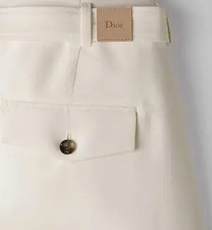 Dior Belted Cropped Pants