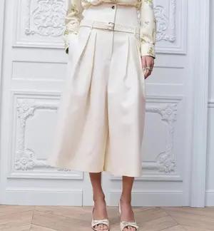 Dior Belted Cropped Pants