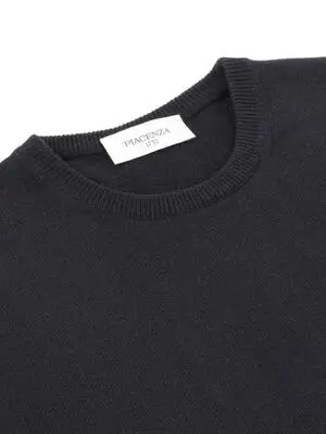 PIACENZA CASHMERE 1733 Cashmere Crew-neck Sweater - Black