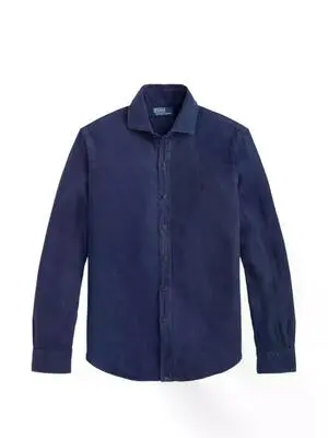 Polo Ralph Lauren Embroidered-pony Shirt - Blue