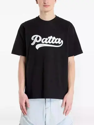 PATTA Logo-patch T-shirt - Black