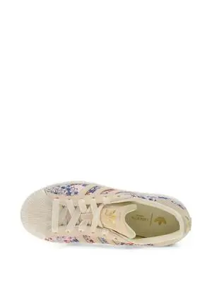 Adidas Superstar Ii Floral Print Low-top Sneakers