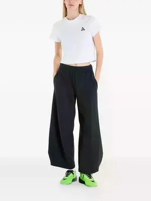Nike Logo-print Cropped T-shirt