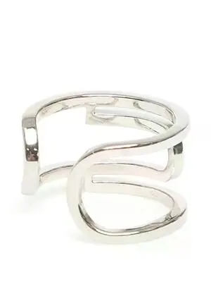 Off-White Paperclip Cut-out Ring