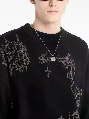 WASTED Stronghold Graphic-knit Sweater
