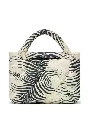Roberto Cavalli Firenze Zebra-print Quilted Tote Bag - Neutrals