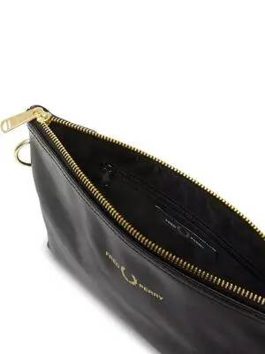 Fred Perry Leather Messenger Bag