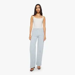 MOTHER The Rerun Zip Sneak Ballad Jeans - Blue