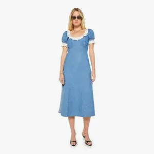 MOTHER The Sweet Pea Maxi Skirt - Blue
