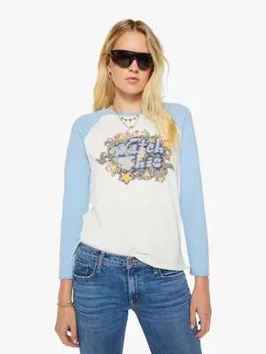 MOTHER Vintage Sporty Concert Watch This T-shirt - Baby Blue