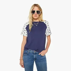 MOTHER The S/s Concert Racer Patriot T-shirt - Blue