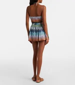 Missoni Wave Lamé Miniskirt