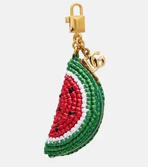 Dolce & Gabbana Woven Bag Charm - Green