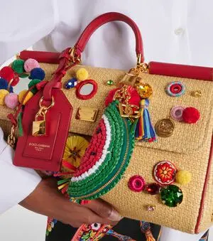 Dolce & Gabbana Woven Bag Charm